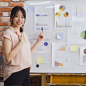 Colarr 50 Pieces Metal Pen Holder Clips Self Adhesive Pen Pencil Organizer with Adjustable Spring Loop Manganese Steel Pen Clip for Whiteboard Refrigerator Erase Board Bulletin Board (Black)