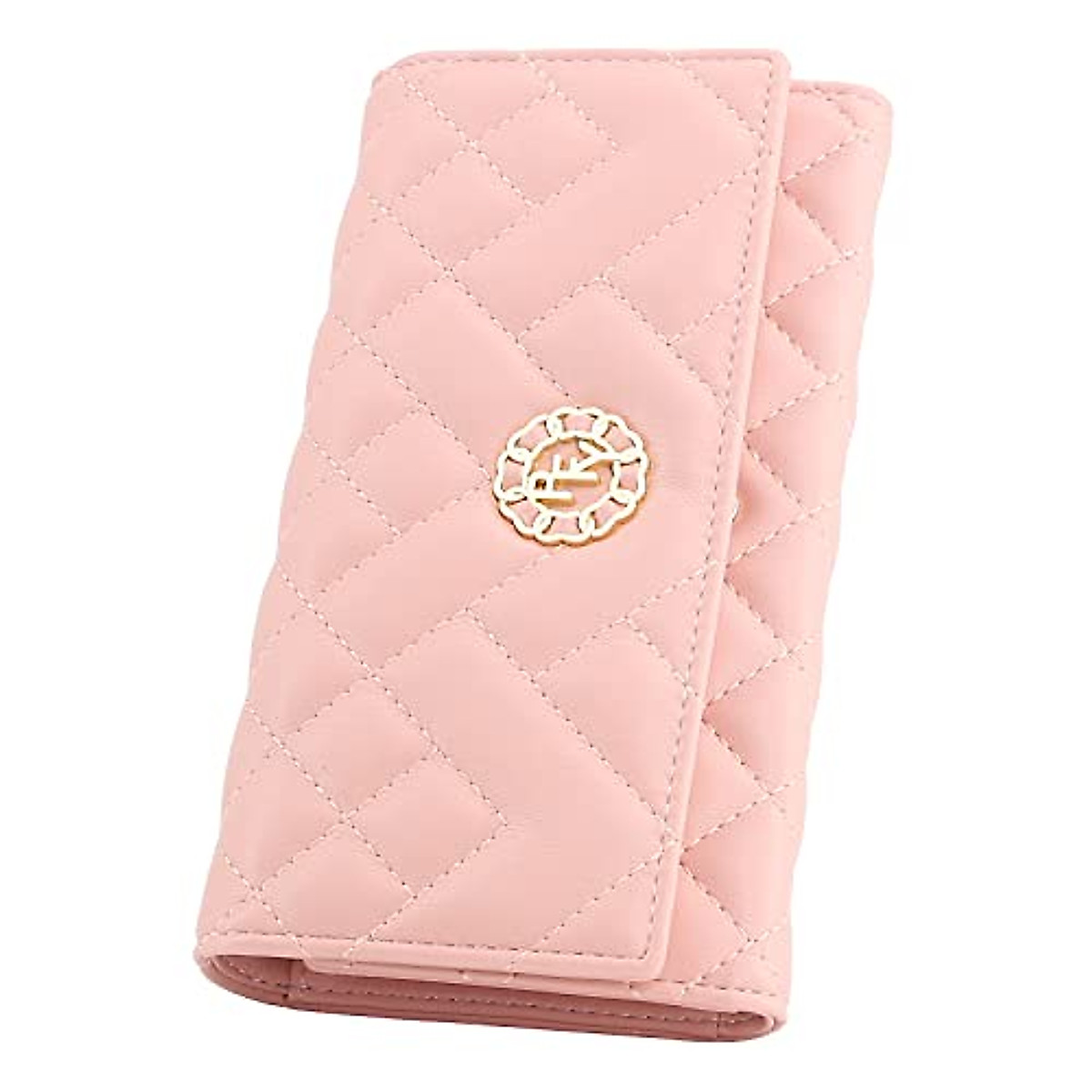 Titosha Valentines Day Gifts Womens Wallets With Large Capacity Rfid Blocking Medium Wallets For Women Trifold Wallet Ladies Purse PU Leather Pink Wallet