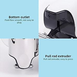 DLBJZQXC 3 in 1 Dispenser for The Shower 500ml*3 Stainless Steel Household Hotel Hotel Manual Press Three Head Dispenser Bathroom Wall Mounted Shampoo