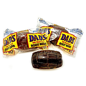 Dad's Wrapped Rootbeer Barrels | Hard Candy | Old Fashioned Bulk candies | 1 pound