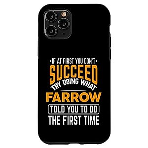 iPhone 11 Pro Farrow personalized gift name joke funny custom Case