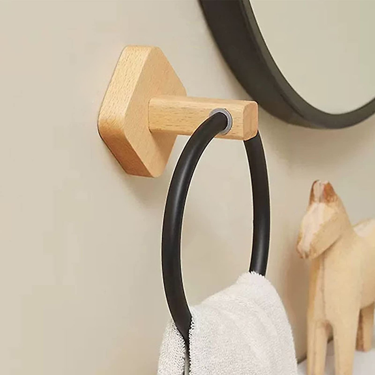 CHIUEAST Aluminum Towel Rack Bathroom Towel Holder Stand Kitchen Cabinet Hanging Organizer Shelf Wall Mounted Towels Holder Kitchen Hand Towel Holder Bedroom Towel Display Room Towel Accessory Towel