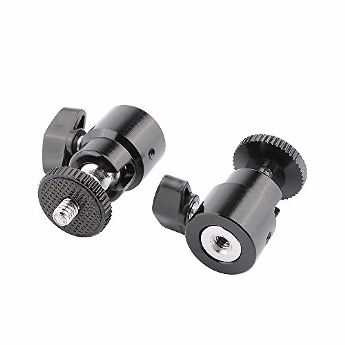 CAMVATE 360 Degree Swivel 1/4"-20 Mini Ball Head for DSLR Cameras Tripods Monopods Light Stand (2 Pieses) - 1817