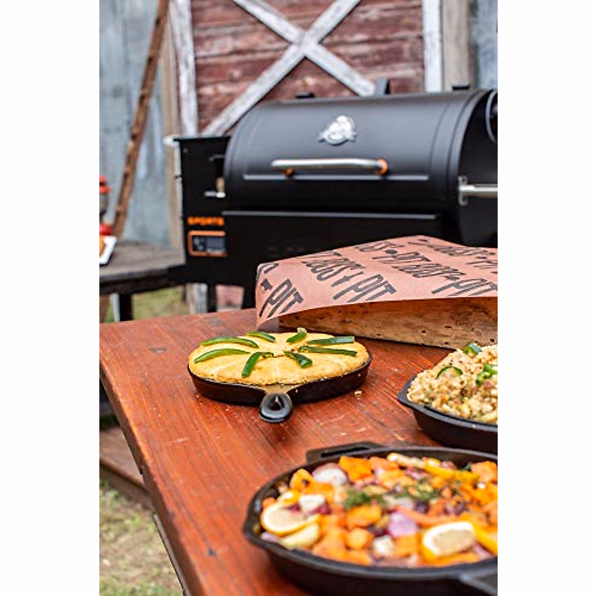 Pit Boss 6 Piece Cast Iron Starter Kit, Black