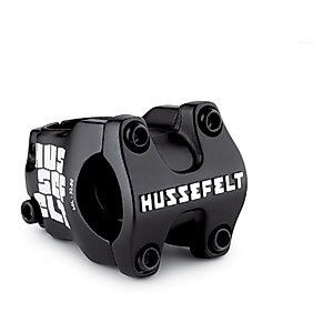TruVativ Hussefelt Stem - 60mm, 31.8 Clamp, +/-0, 1 1/8", Aluminum, Black