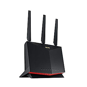 ASUS RT-AX86U Pro (AX5700) Dual Band WiFi 6 Extendable Gaming Router, 2.5G Port, Mobile Game Mode, Port Forwarding, Subscription-Free Network Security, VPN, AiMesh Compatible
