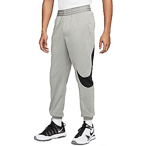 Nike "Therma" Men's Basketball Pullover Hoodie (DM0992-063) Dark Grey Heather/Black, Size: Large