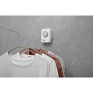GorillaLine Max - Retractable Clothesline Indoor Outdoor Clothes Line | Heavy Duty Clothes Drying Laundry Line | Wall Mounted Drying Rack Clothing Line | with GorillaGrip Technology