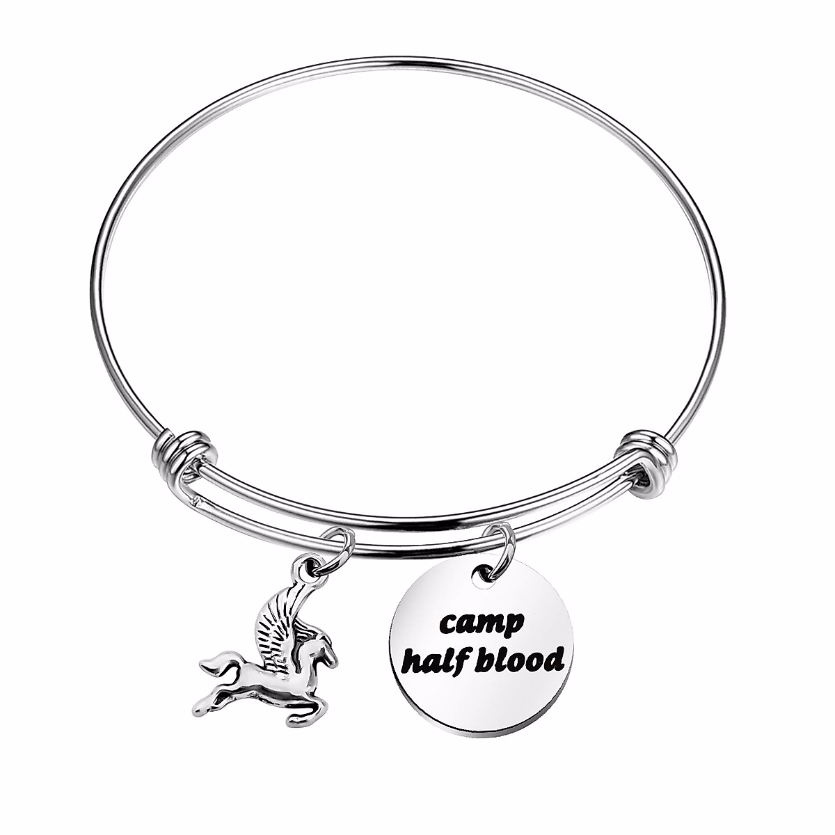 Camp Half Blood Bracelet Horse Charm Bracelet Percy Jackson Jewelry Gift for Family Mythology Movie Gift