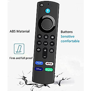 Voice Remote Control L5B83G Replacement for Fire TV (3rd Gen, Pendant Design), Fire TV Lite, Fire TV Stick 4K Max/Bundle (2nd Gen and Later), TV Cube (1st Gen and Later)