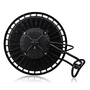 RuggedGrade 100 Watt LED High Bay UFO Corvus Series Lights - with 40w Kono Series Battery Back Up - 14,500 Lumen - 3.3ft Cord - 5000K - DLC Premium 5.1 Optional