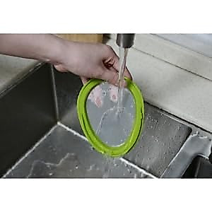 Generic Silicone Fruit Storage Containers For Fridge, Food Storage Containers Fruit And Vegetable Anti-Oxidation Storage Box Ideal For Garlic, Onions, Lemons, And Potatoes (Set Of 4)