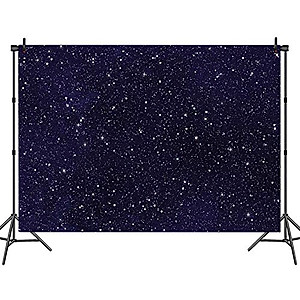 Night Sky Star Universe Space Theme Starry Photo Background Galaxy Stars Children Boy or Girl Birthday Party Photography Backdrops Newborn Baby Shower Banner 5x3ft Vinyl