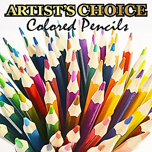 120 Colored Pencils (GIANT EXTRA LARGE SET) - 120 Unique Colors (NO DUPLICATES) - Premium Grade & Pre-Sharpened - Color Coordinating Barrels - Perfect for Kids, Art School Students, or Professionals!