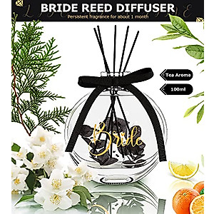 LE CADEAU Bridal Shower Gift, Engagement Gifts for Her, Wedding Gifts for Bride, Unique Bride to Be Gifts Box, Bachelor Gifts for Bride, Reed Diffuser Bottle, Scented Candle