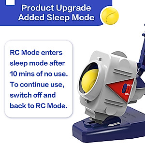 iPlay, iLearn Kids Pitching Machine Toys, 2 in 1 RC Baseball Tennis Pitcher, Auto Ball Launcher Bat, Boys Outdoor Outside Sports Backyard Game, Birthday Gift 5 6 7 8 10 12 Yr Youth-Unassembled