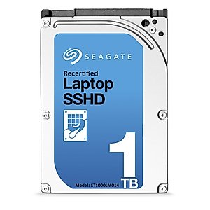 Seagate 1TB Gaming SSHD SATA 8GB NAND SATA 6Gb/s 2.5-Inch Internal Bare Drive (ST1000LM014) (Renewed)