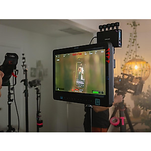 OSEE Megamon 15 15.4inch Upgrade 1000 Nits High Bright HDR Pro Studio Director Camera Field Monitor Kit for Field Production with HDMI 3G SDI in and Out Battery Plate Cstand Carrying Case Cheese Plate