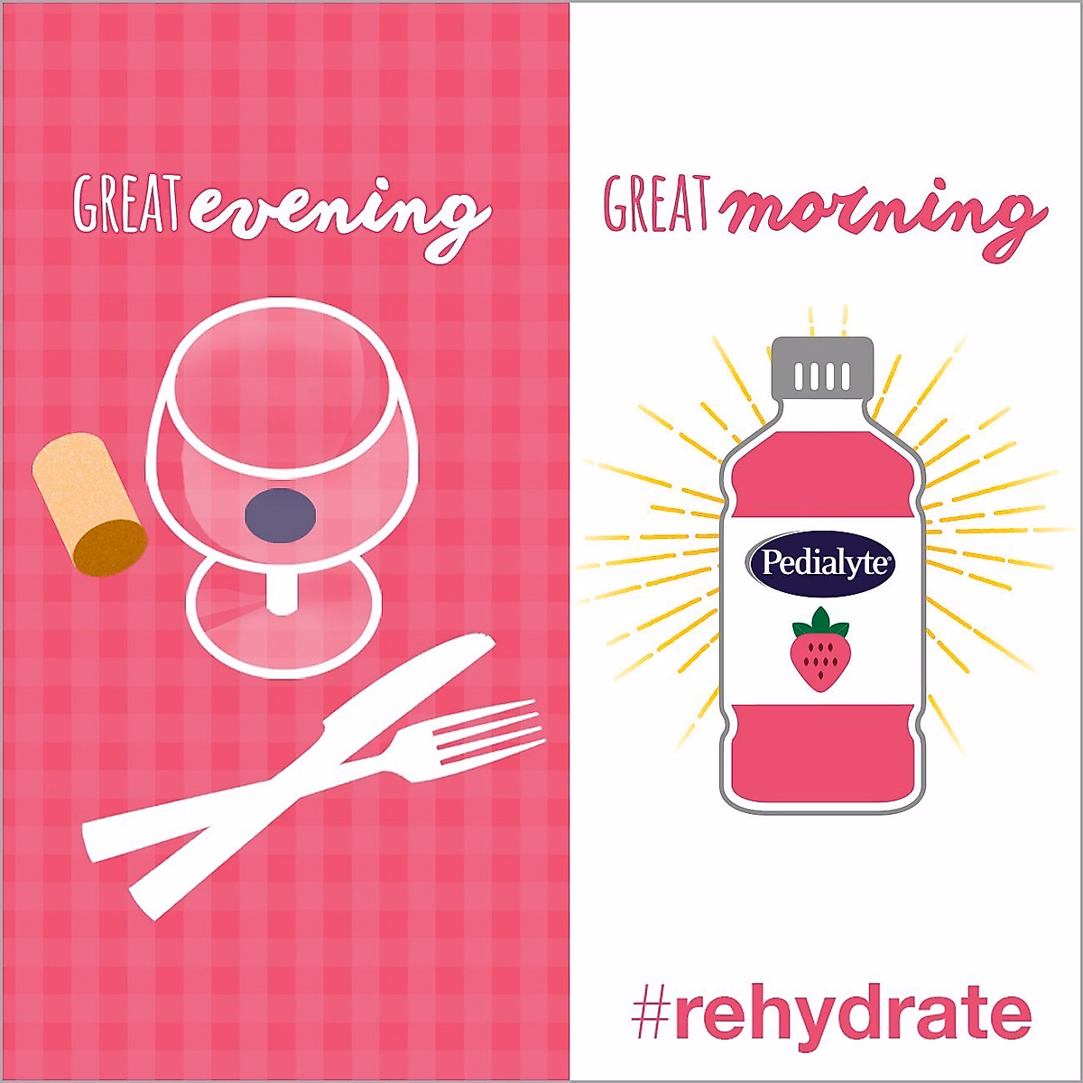 Pedialyte Strawberry Lemonade 17 Gram Powder.6 Ounce (6-2 Pack)