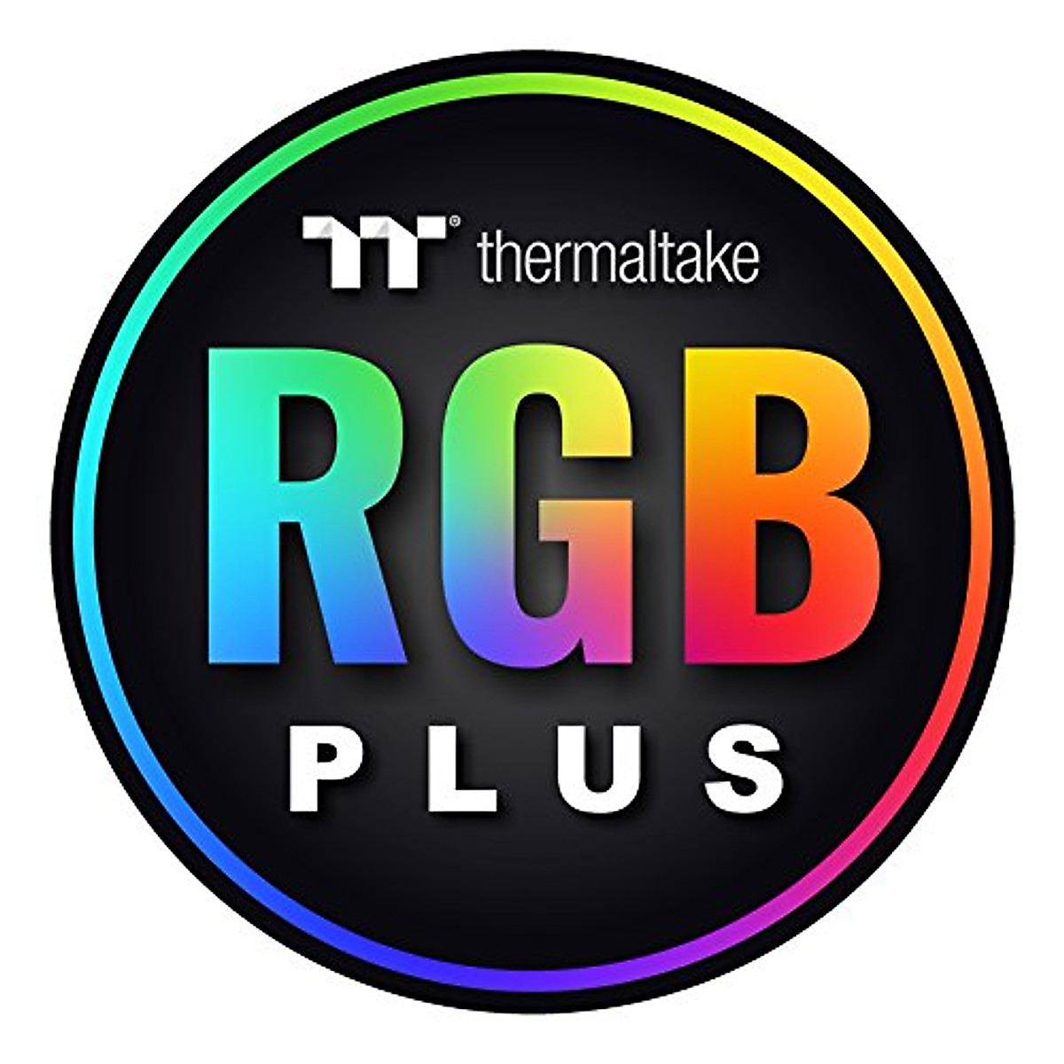 Thermaltake CL-F063-PL12SW-A Ventilateur Pure Plus RGB 12 TT 3 Pack - Black