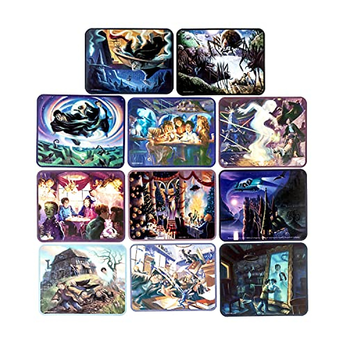 Conquest Journals Harry Potter Literary Art Stickers, Officially Licensed, Set of 50, Waterproof and UV Resistant, Great for All Your Gadgets, Potterfy All The Things