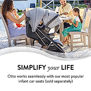 Evenflo GOLD Otto Self-Folding Stroller, Baby Carriage, Lightweight Stroller, Compact, Gravity Fold, Automatic, Fits Infant Car Seat, Baby Carriages, Light Stroller, Lightweight Travel Strollers