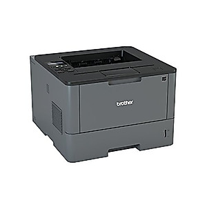 Brother Monochrome Laser Printer, HL-L5200DW, Wireless Networking, Mobile Printing, Duplex Printing, Amazon Dash Replenishment Enabled (Renewed)