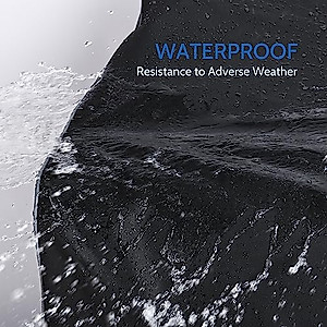 FORSPARK Patio Furniture Covers Waterproof, Outdoor Sofa Covers Heavy Duty, Fits up to 79 W x 38 D x 35 H inches, Black