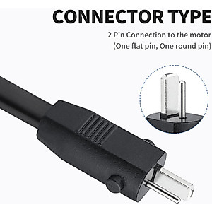 J-ZMQER 6.6ft Extension 2-Pin Sofa Recliner DC Output Cable Power Cord Compatible with Southern Motion SPS-2A29VDC-03-WM-SM Recliner Lift Chair