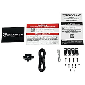Rockville SS10P 10" 800w Slim Under-Seat Active Powered Car/Truck Subwoofer Sub