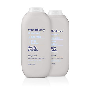 Method Body Wash, Simply Nourish, 18oz, 2 Pack, Simply Nourish, 18 fluid_ounces