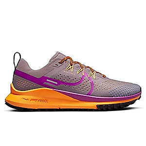 Nike Women's React Pegasus Trail 4 Running Shoes (Purple Smoke/Vivid Purple, us_Footwear_Size_System, Adult, Women, Numeric, Medium, Numeric_8)