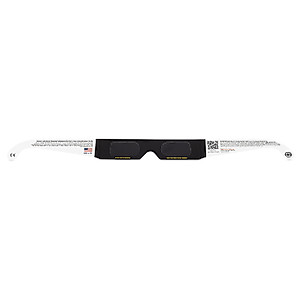 LUNT SOLAR SYSTEMS 5 Pack Eclipse Glasses, NASA Approved 2024, CE and ISO Certified, AAS Approved, Trusted for Solar Viewing