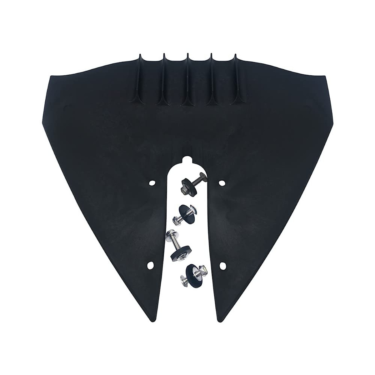 UAN Marine HD200 Whale Tail Hydrofoil Stabilizer For Boat Outboards 8 to 40 HP With Premium Black Plastic