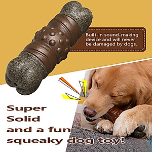PunkyKom Dog Toys,Chew Toys for Aggressive Chewer,Large Dog Toys,Bone Chew Toys,Big Dog Toys for Cleaning Teeth,Consumable Coffee Wood,Relieving Boredom,Interacting,Strong,Large.Indoor,Outdoor.