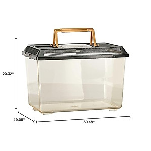 Exo Terra Faunarium, Plastic Reptile Terrarium, Medium, PT2260