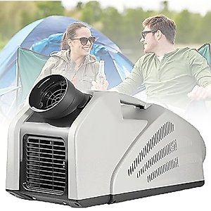 Portable Air Conditioner for Camping, Camping Air Conditioner, Tent Air Conditioner, 3 Wind Speeds, Low Noise and Low Power Consumption, for Outdoor Indoor