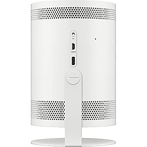 Samsung The Freestyle 550-Lumen Full HD HDR Smart Projector Big Screen Experience with Premium 360 Sound (SP-LSP3BLAXZA) + HDMI Cable + Cable Straps + Cleaning Kit + More