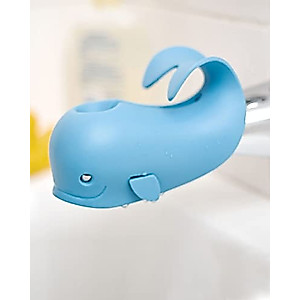 Skip Hop Baby Bath Rinse Cup, Moby Tear-free Waterfall Rinser, Blue