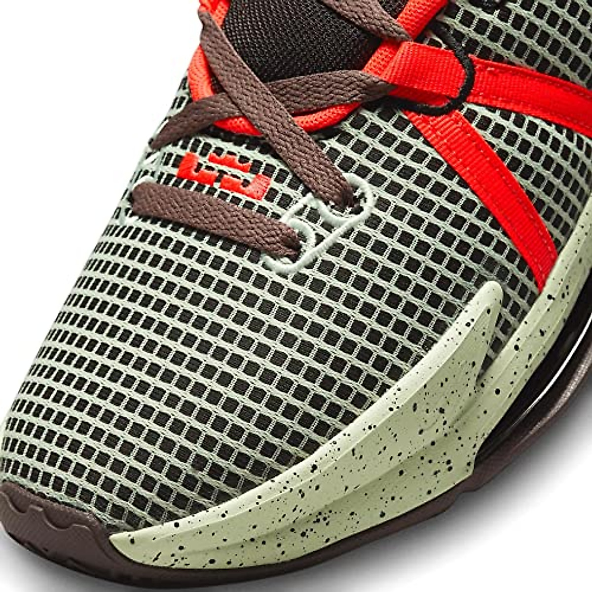 Nike Lebron Witness 7 Basketball Shoe (Black/Bright Crimson/Alligator/Barely Volt, us_Footwear_Size_System, Adult, Men, Numeric, Medium, Numeric_10)