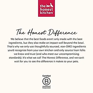 The Honest Kitchen Whole Food Clusters Small Breed Grain Free Beef Dry Dog Food, 10 lb Bag