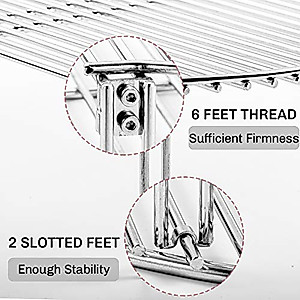 GriAddict Grill Expander Rack Stack Rack - Stainless Expansion Grilling Rack, Eggspander Large & X-Large Big Green Egg, Kamado Classic Accessories, Adds 60% More Extra Grilling Space