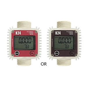 Flow Meter LCD Fuel Flow Meter K24 for Digital Die-sel Fuel Flowmeter Hot Favorable for Liquid High Stability and Convenient Operation