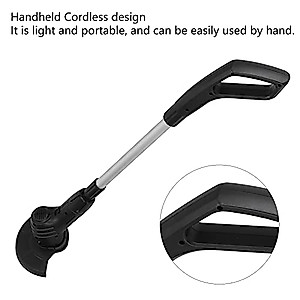 Efficient Electric Lawn Mower: Handheld, Cordless, Long Battery Life, USB Rechargeable, Small Size Ideal Lawn Equipment for Household, Field, and String