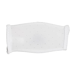 adidas Football Helmet Chin-Strap Pad, White, One Size