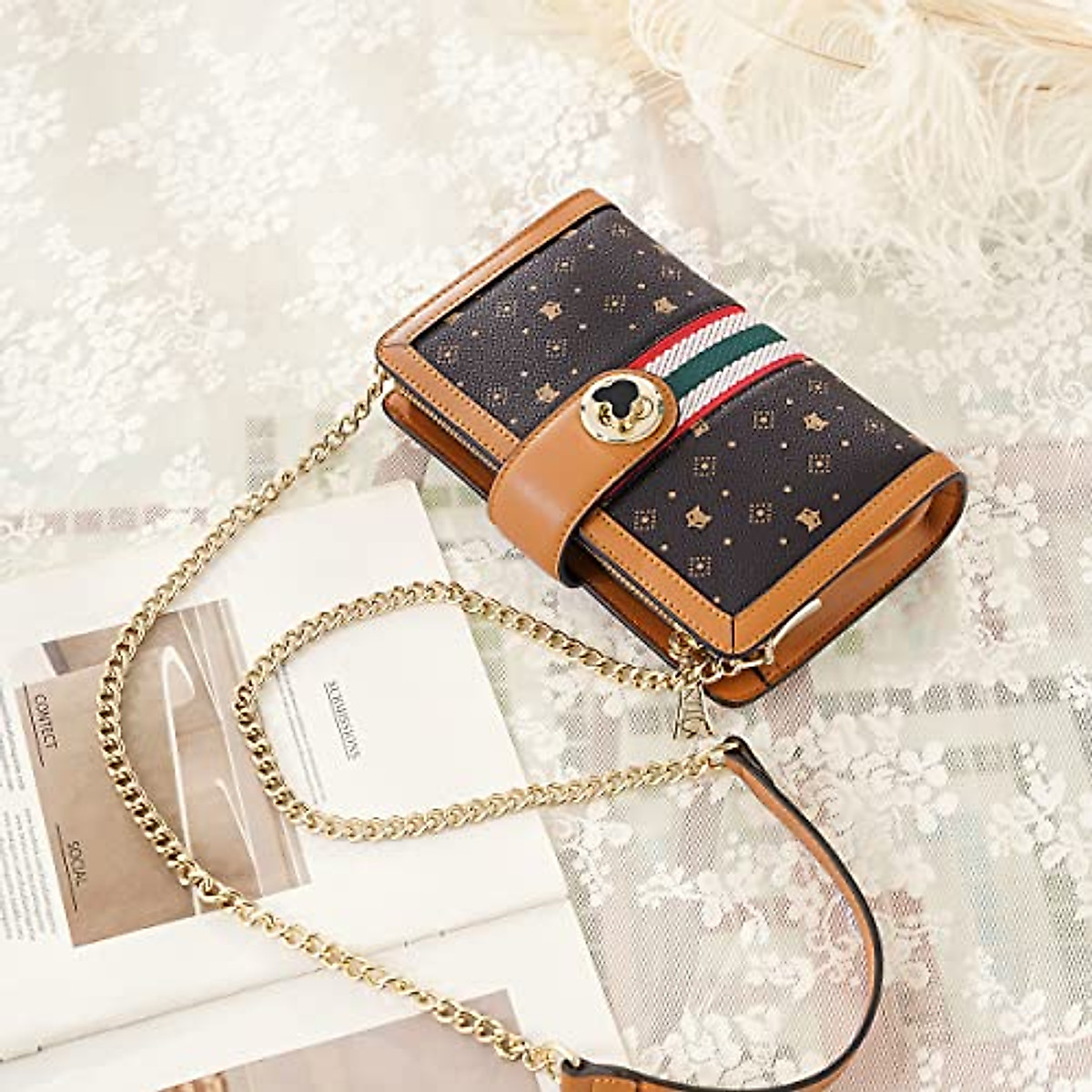 PVC Faux Leather Crossbody Bag for Women Large Capacity Satchel Purses for ladies Top Handle Shoulder Signature Handbags Shoulder bags