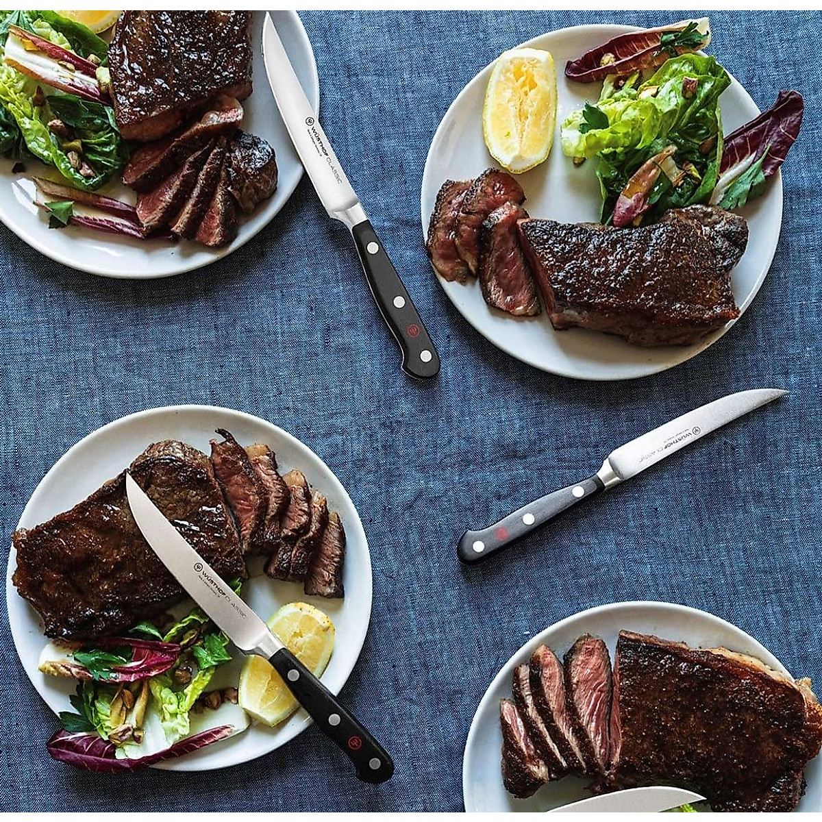 WÜSTHOF Classic 4.5" Steak Knife, Black