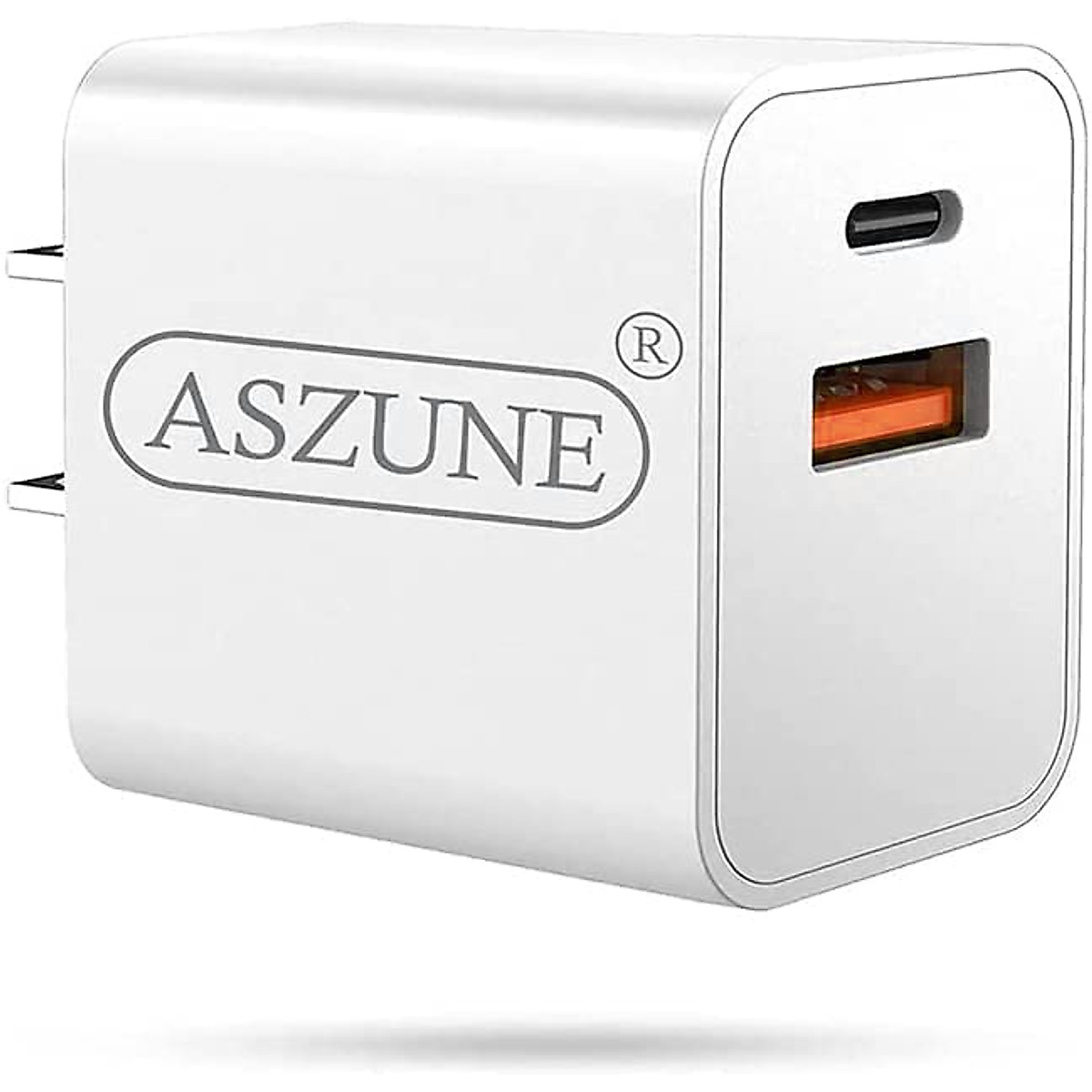 USB C Wall Charger Block,iPhone Charger Cube,20W PD Plug Charging Box,Dual Port Power Adapter Compatible with Apple Watch Series 8 7 6 5 4 3 2 Se iwatch iPhone 14 13 12 11 Pro Max SE XS XR X 8 6S Plus