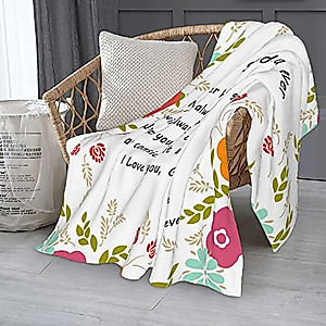yalinan Grandma Gifts Blanket, Gifts for Grandma Throw Blanket 60"x 50", Grandma Birthday Gifts, Grandma Gifts from Grandkids