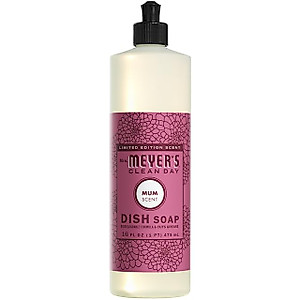MRS. MEYER'S CLEAN DAY Variety, 1 Mrs. Meyer's Liquid Dish Soap Apple Cider, 16 OZ, 1 Mrs. Meyer's Liquid Dish Soap Mum, 16 OZ, 1 CT